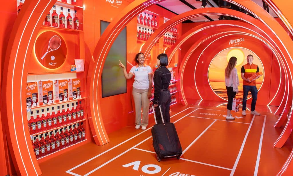 Aperol x AO pop-up Experiential Store at Melbourne International ...