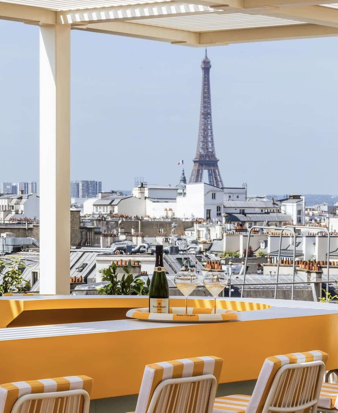 Veuve Clicquot's Sun Club at Paris’ Printemps Haussmann • MAAKE